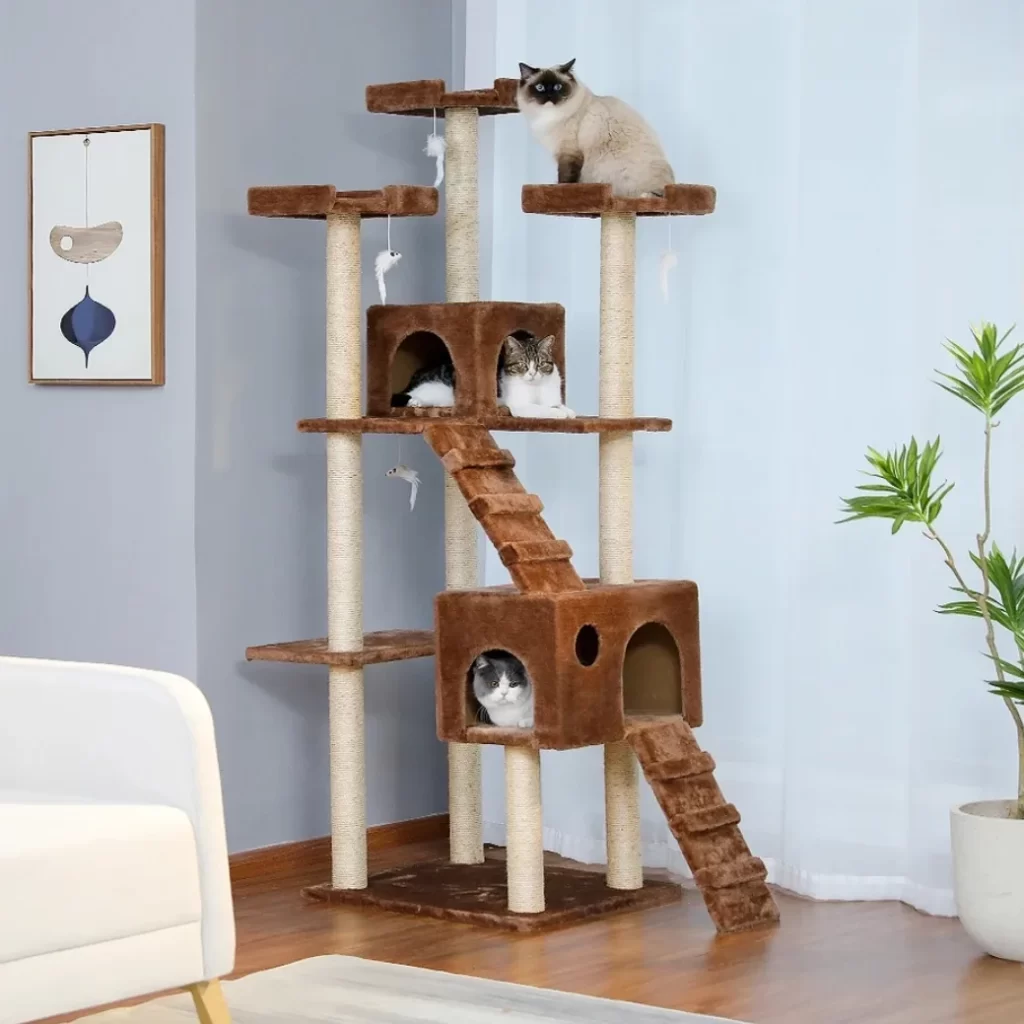 Rascador Torre para Gatos 180 Cm - Dr Mascota