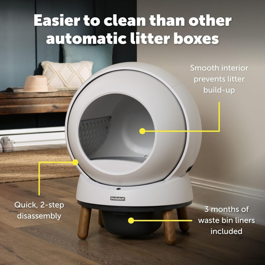 Caja de Arena Autolimpiante para Gatos con Control App - Dr Mascota