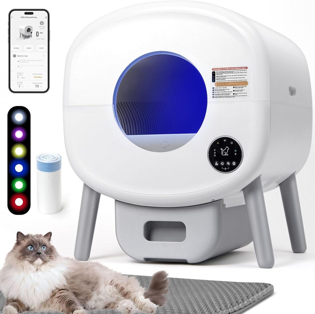 Caja de Arena para Gatos Autolimpiante con Alfombra Recolectora - Dr ...