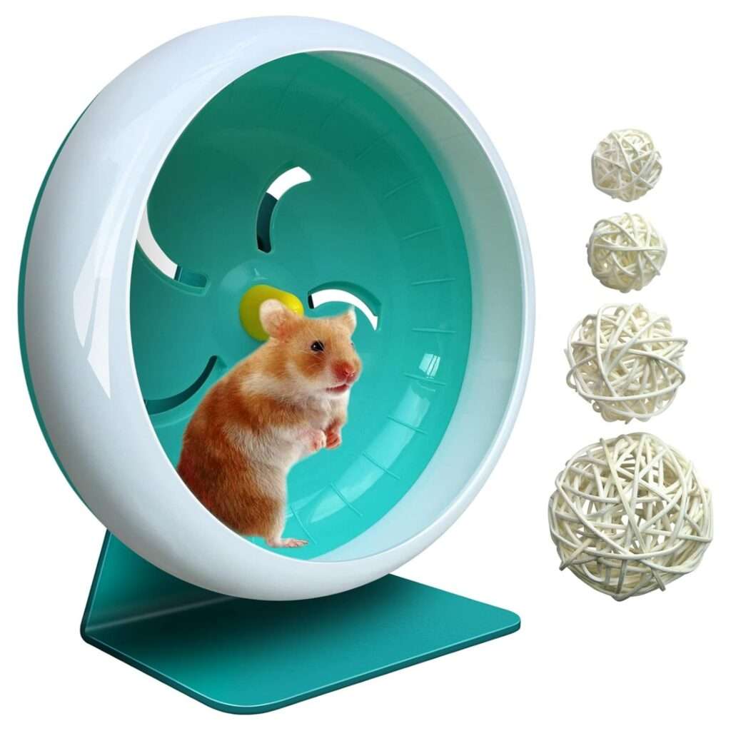 Rueda Silenciosa Hámster (18 cm) | Doble Uso: Con Soporte o Fija a ...