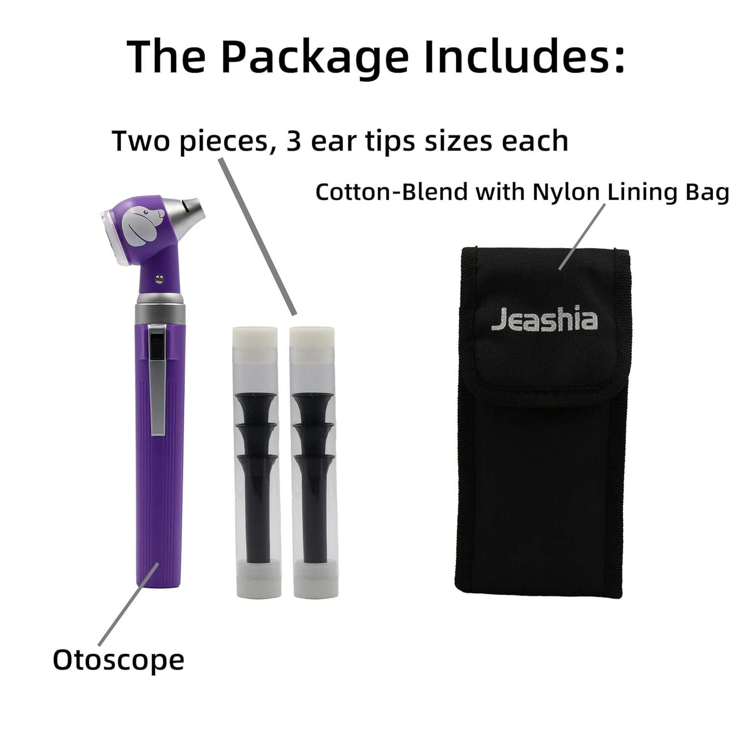 Otoscopio Veterinario LED con Especulos Extra Largos para Perros y ...